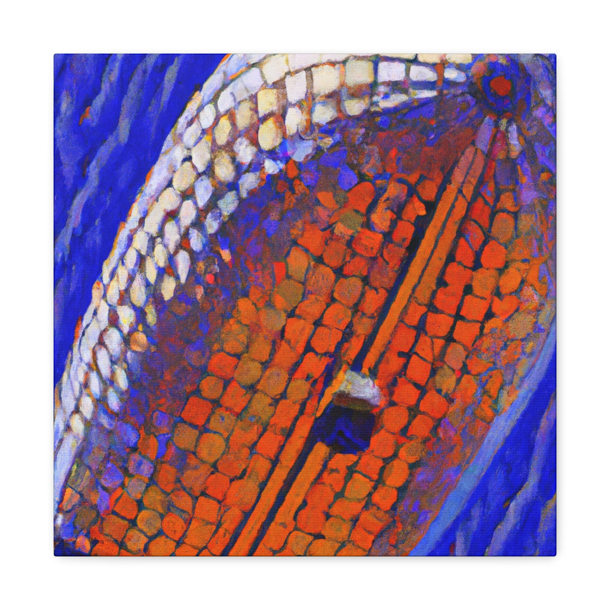 "Blimp In Pointillism" - Canvas - Walmart.com