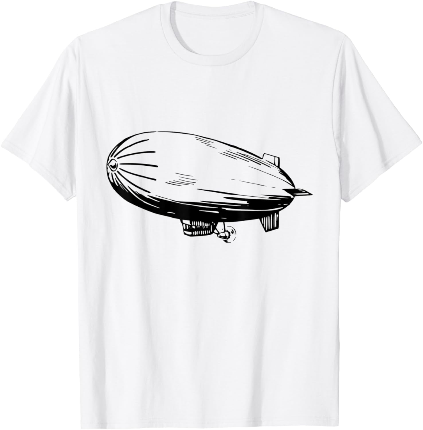 Blimp T-Shirt men and women can wear, black, white, gifts - Walmart.com