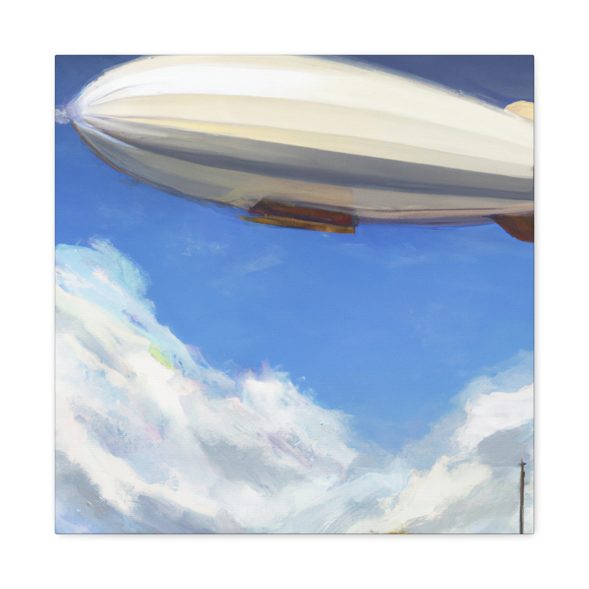 "Blimp in the Clouds" - Canvas - Walmart.com