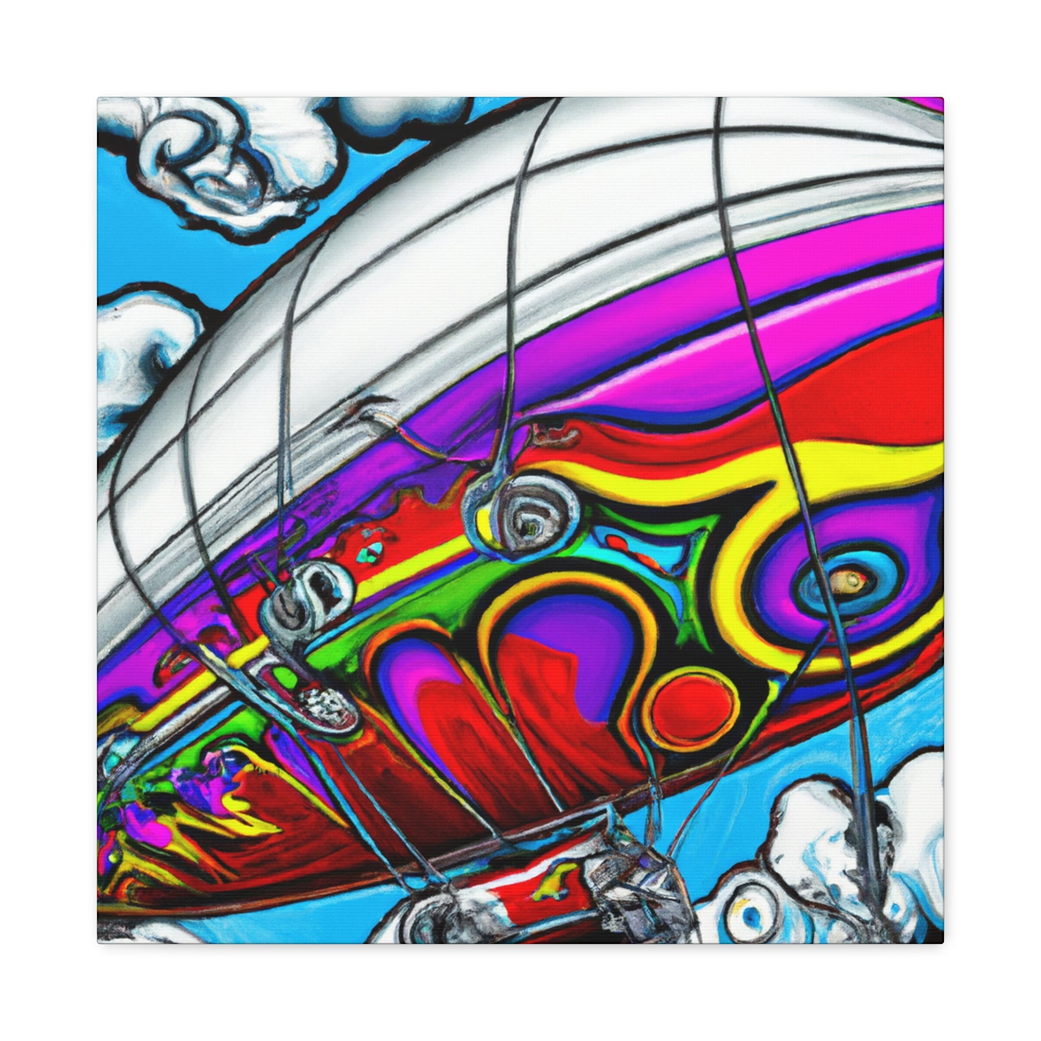 Blimp over Busytown - Canvas - Walmart.com