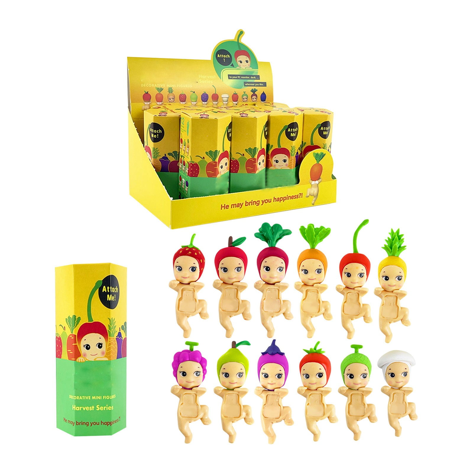 Blind Box Figures 12PC Fruit Series Sonny Angels Figure Hipper 2025 New ...