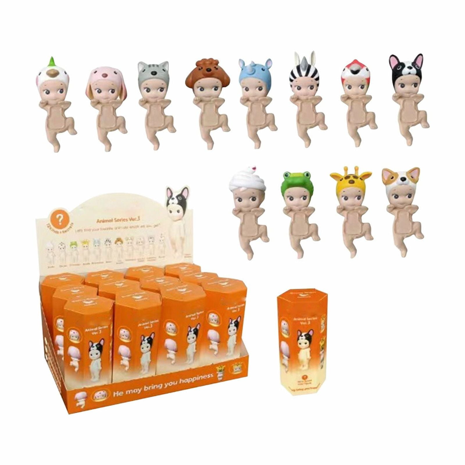Blind Box Figures 12PC Officially Licensed Sonny Angels Figure Hipper ...