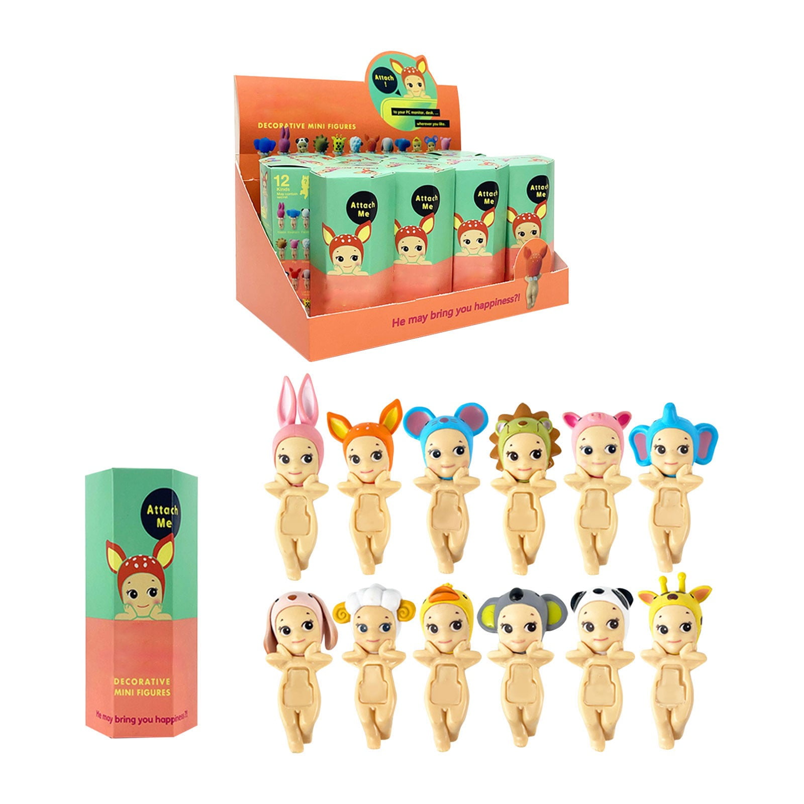 Blind Box Figures 12PC Sonny Angel Babies Officially Licensed Animal ...