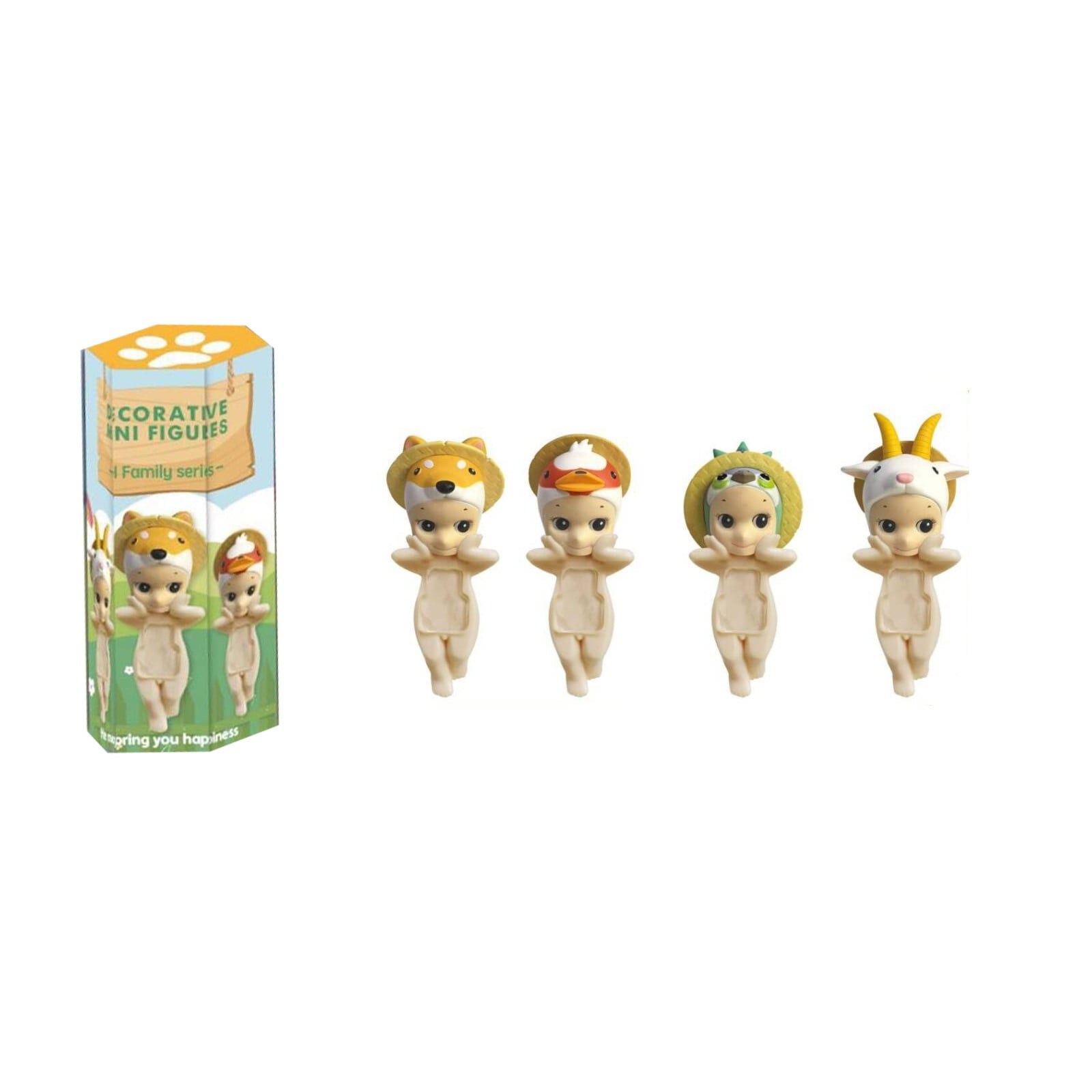 Blind Box Figures 1PC Sonny Angels Figure Hipper Family Series Chin ...