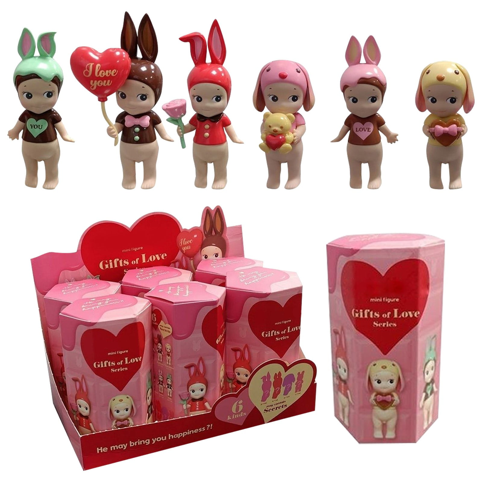 Blind Box Figures 6PC Sonny Angel Babies Sonny Angels Figure Hipper ...