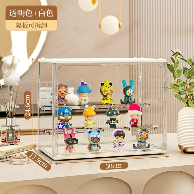 Blind Box Storage Display Stand Desktop Transparent Dustproof Acrylic ...