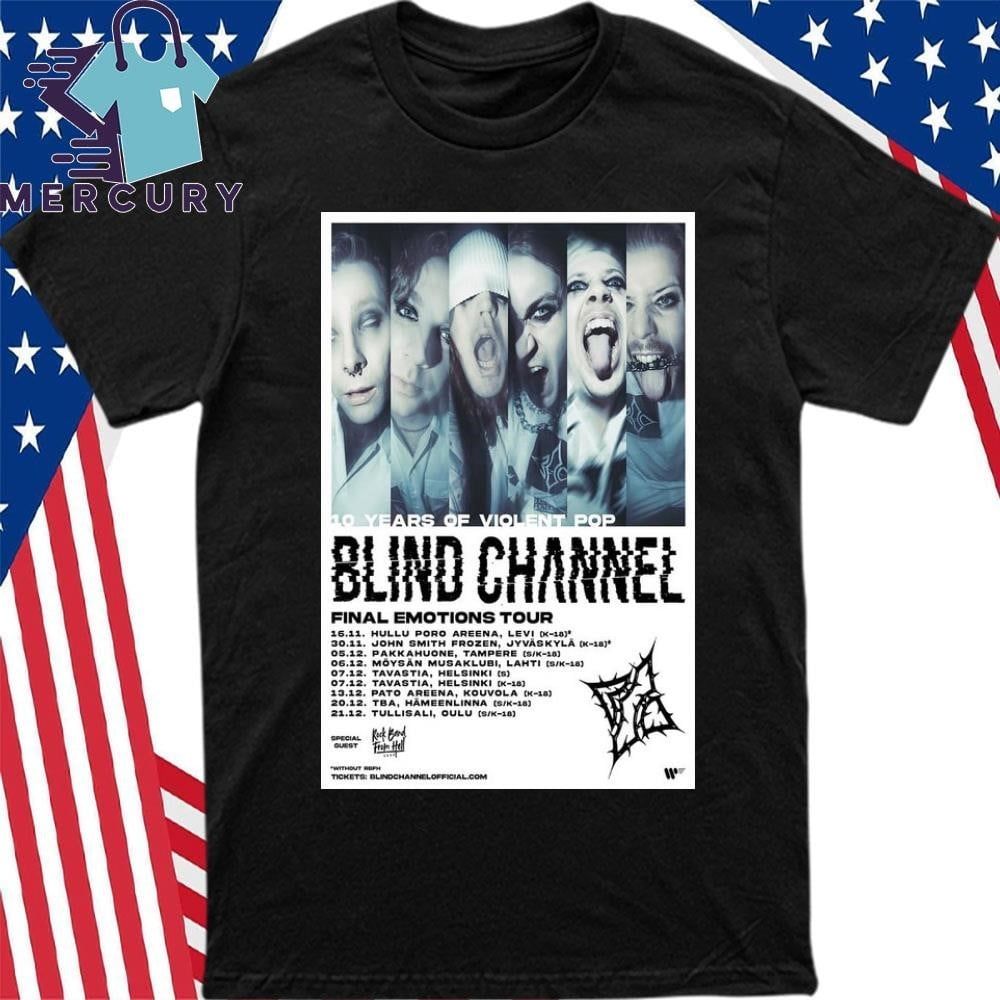 Blind Channel Final Emotions Tour 2024 Poster Shirt - Walmart.com