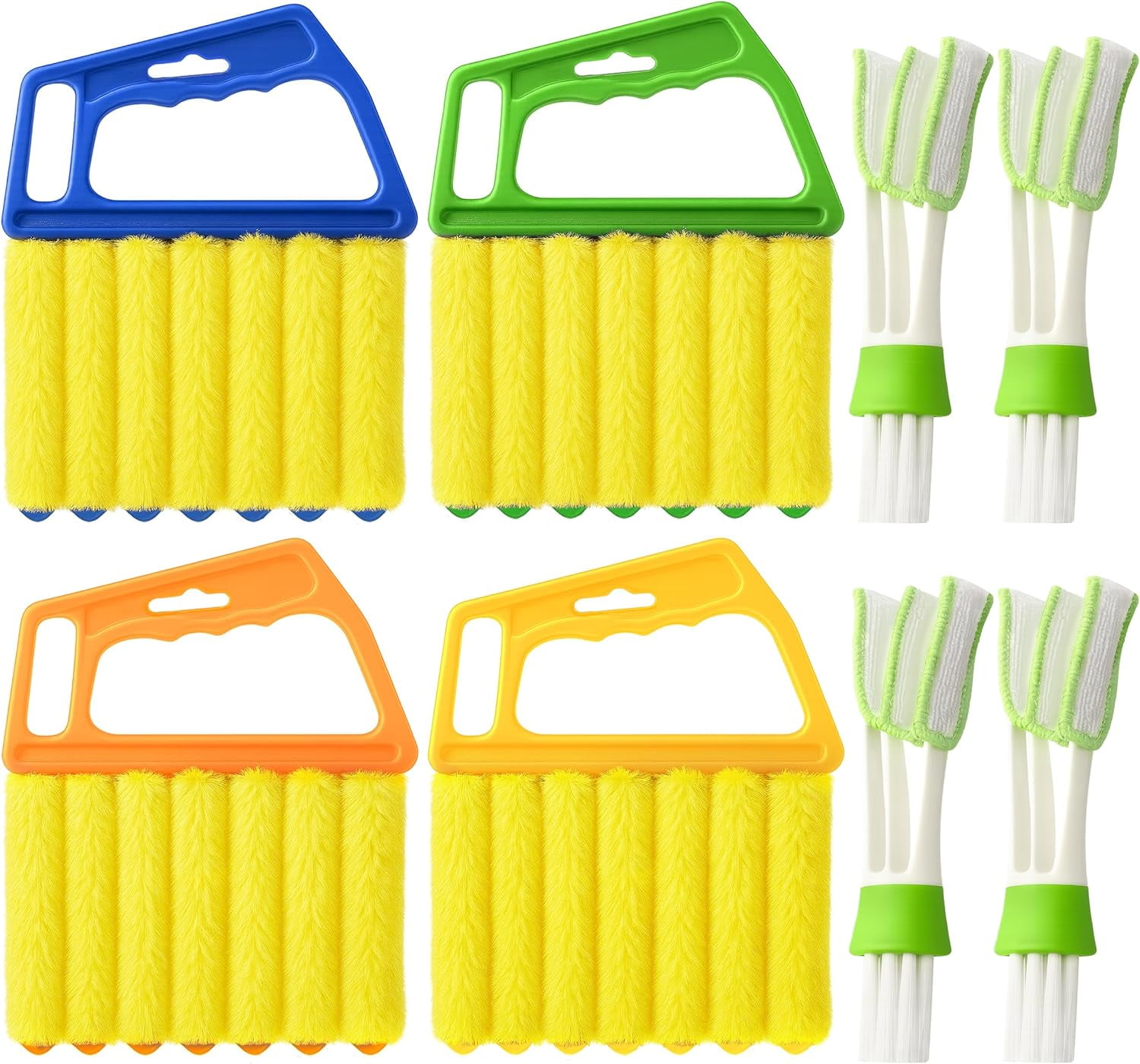 Blind Cleaner Duster Tool - 4 Pcs 7 Fingers Anti-Shedding Window Blind ...