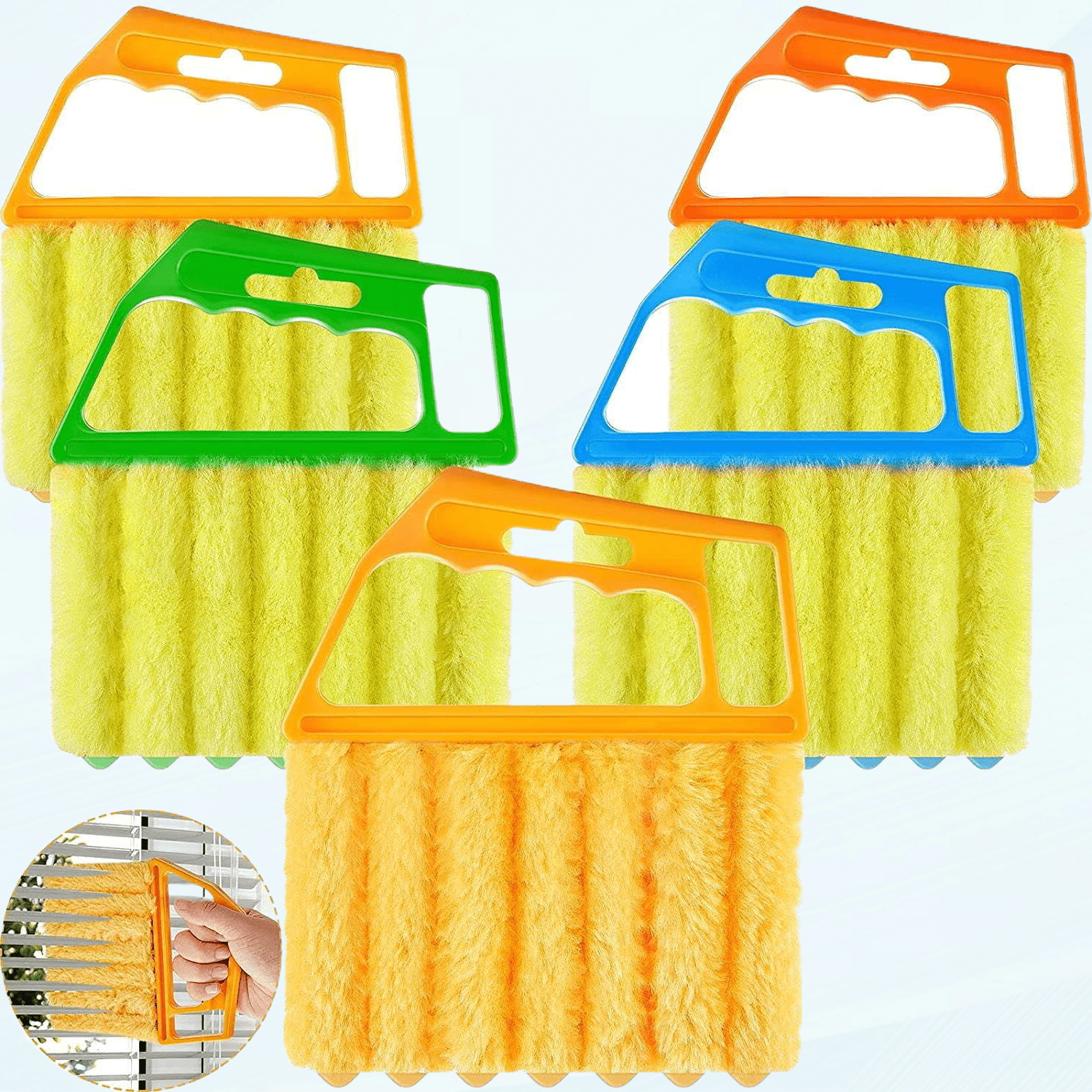 Blind Cleaner Duster Tool, 7 Finger Dusting Cleaner Tool for Window ...
