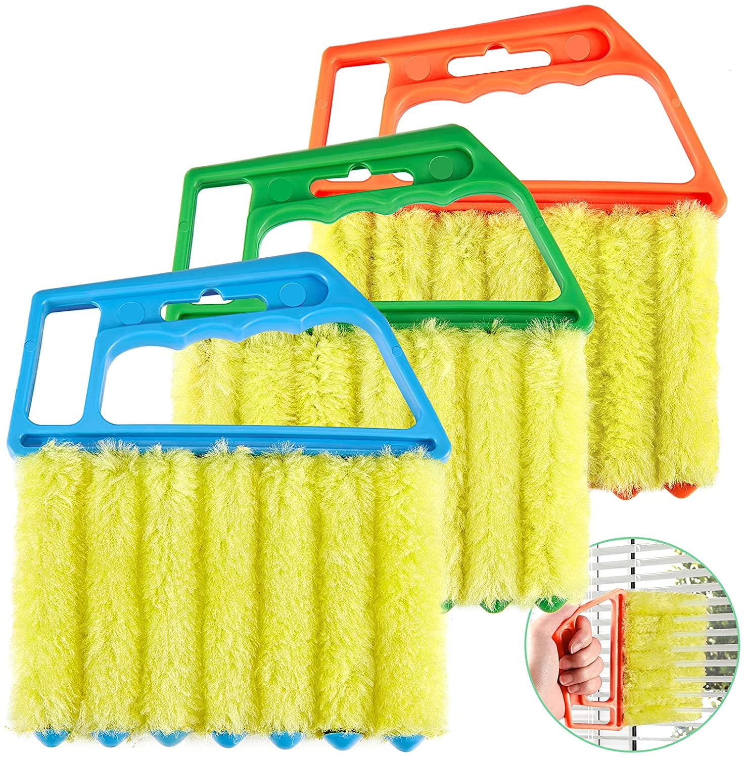 Blind Cleaner Duster Tool 7 Finger Dusting Cleaner for Window Venetian ...