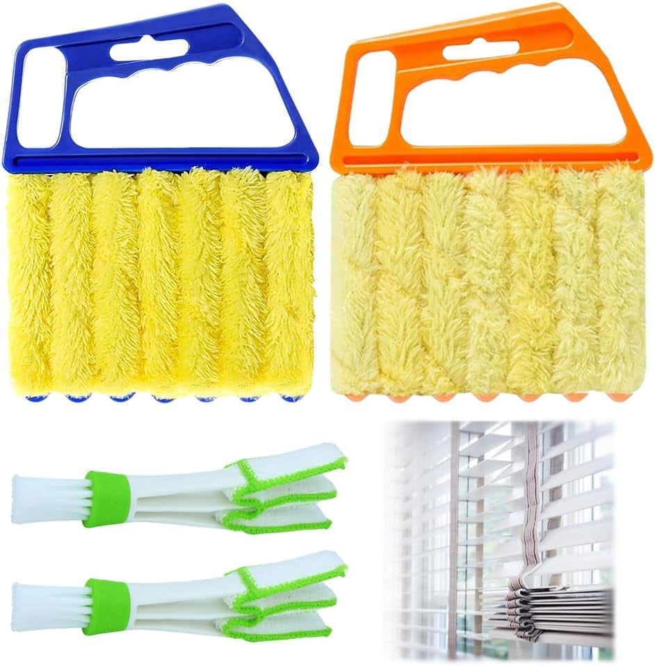Blind Cleaner Tool, Washable 7 Fingers Cleaner Blind Duster Brush, for ...