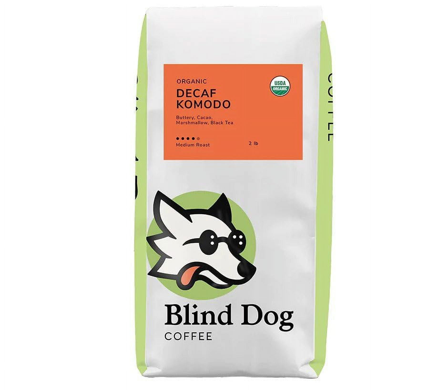 Blind Dog Coffee - 2 LB Decaf Coffee Whole Bean - Medium Roast - Low ...