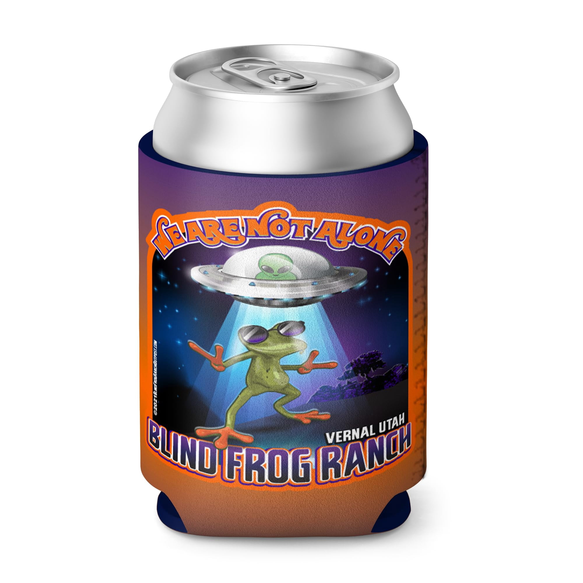 Blind Frog Ranch Can Cooler, Can Sleeve, Funny Drink Cooler, Drink ...