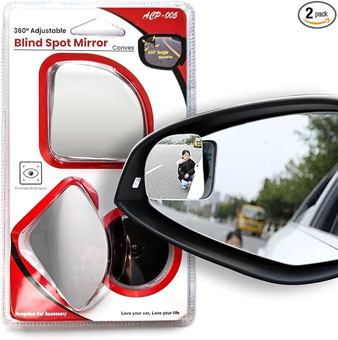 Blind Spot Mirror for Car, Convex mirror car, Blindspot Spot Mirrors 2 ...