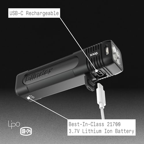Blinder 900 Bike Light - 900 Lumen Bicycle Light with Compact CNC ...