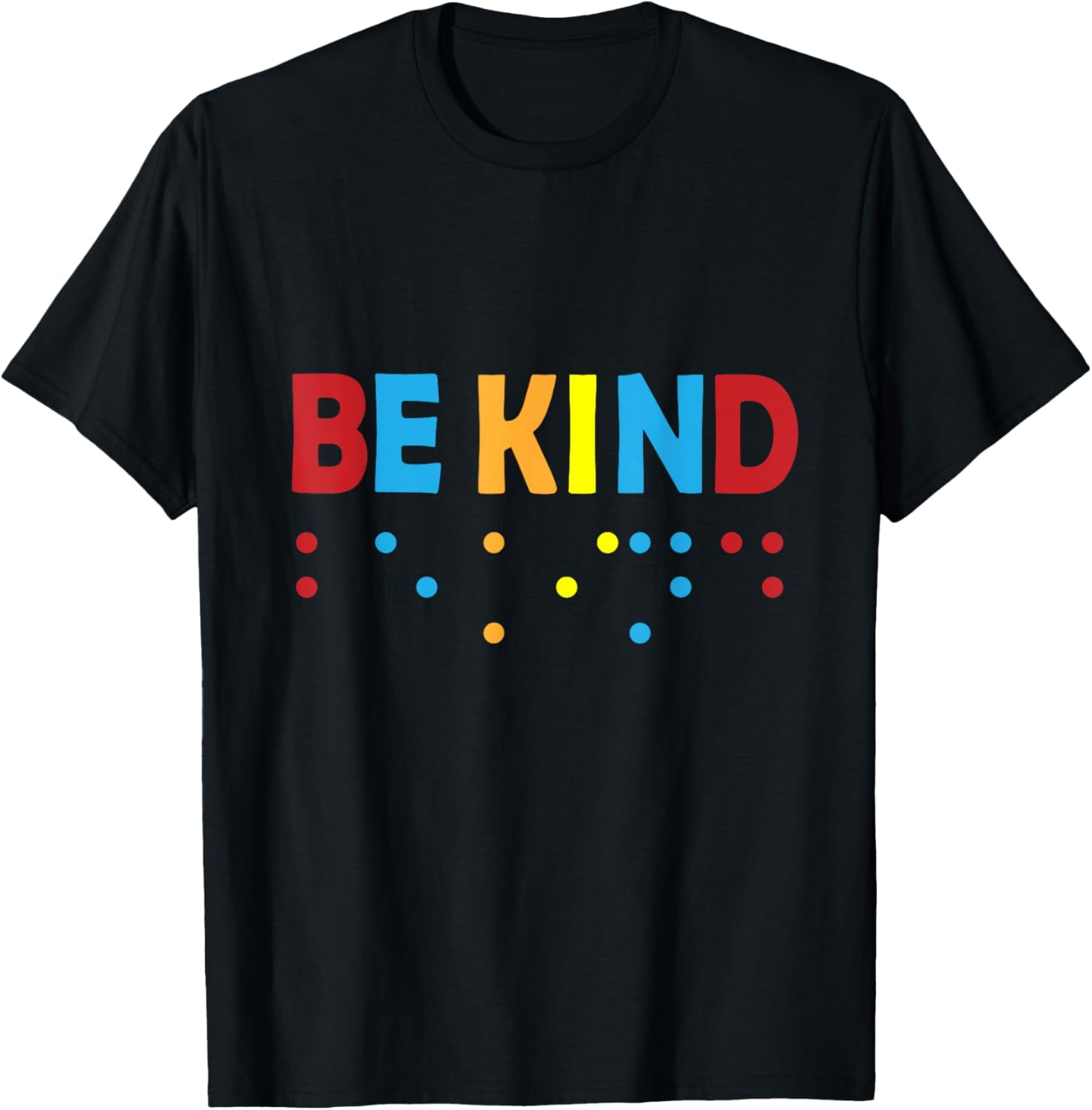 Blindness Awareness Braille Blind Vision Impairment T-Shirt - Walmart.com