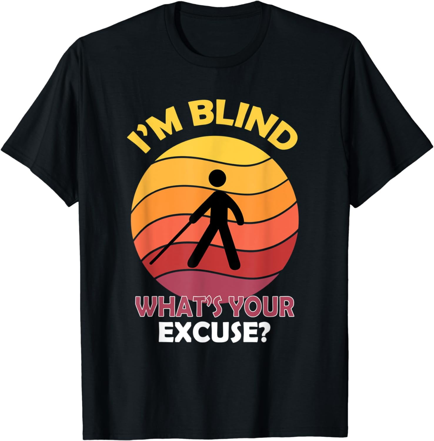 Blindness Awareness Braille Blind Vision Impairment T-Shirt - Walmart.com