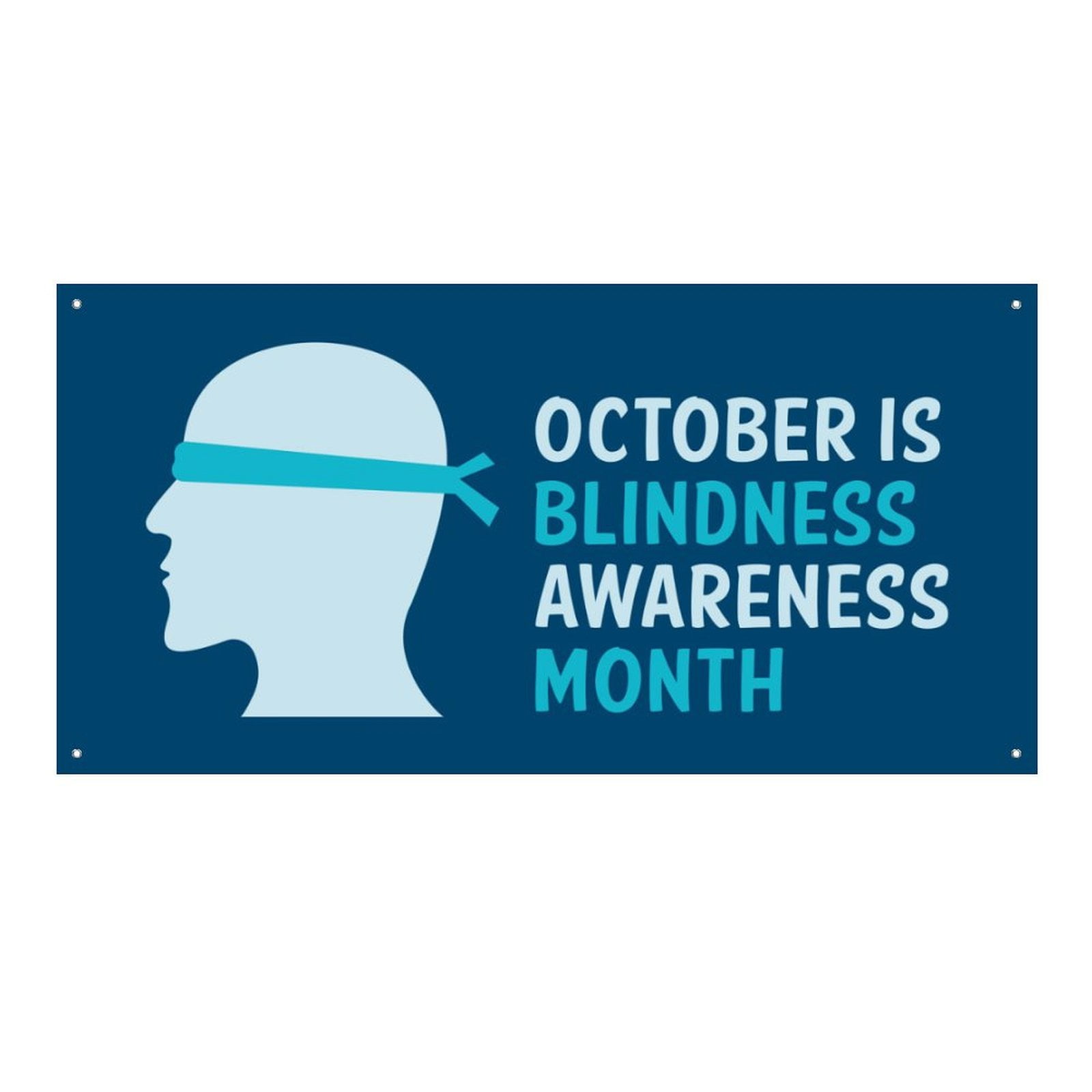 Blindness Awareness Month Banners Flag Hanging Backdrop Sign Wall ...