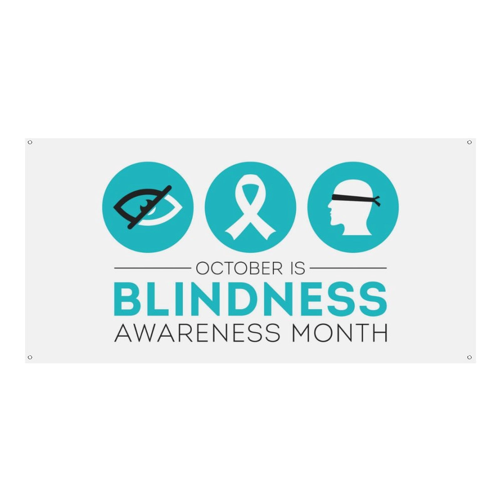 Blindness Awareness Month Banners Flag Hanging Backdrop Sign Wall ...