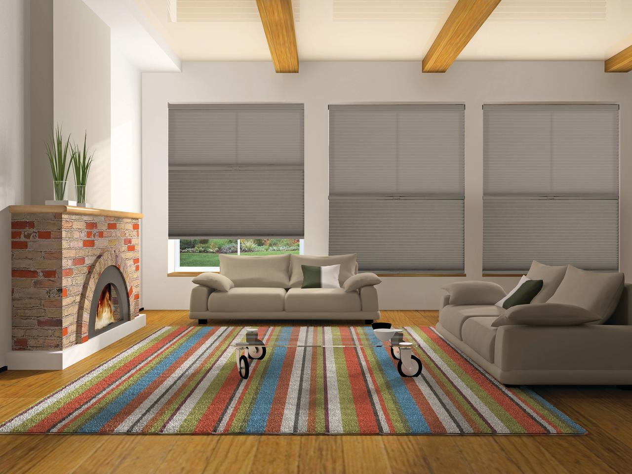 BlindsAvenue Cordless Day/Night Cellular Honeycomb Shade, 9/16" Single ...