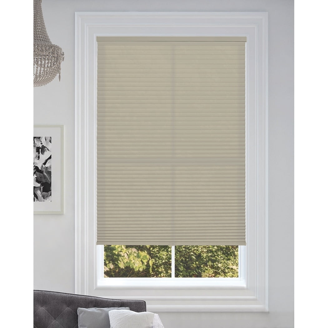 BlindsAvenue Cordless Light Filtering Cellular Honeycomb Shade, 9/16 ...