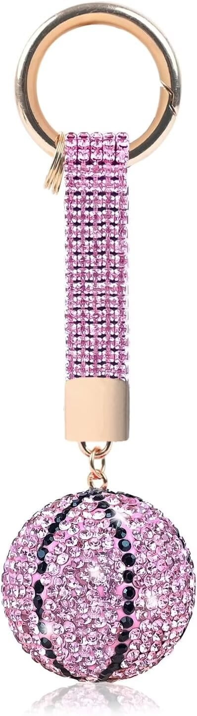 Bling Alphabet Keychain for Women Girls - Alloy Initial Letter (A-Z ...