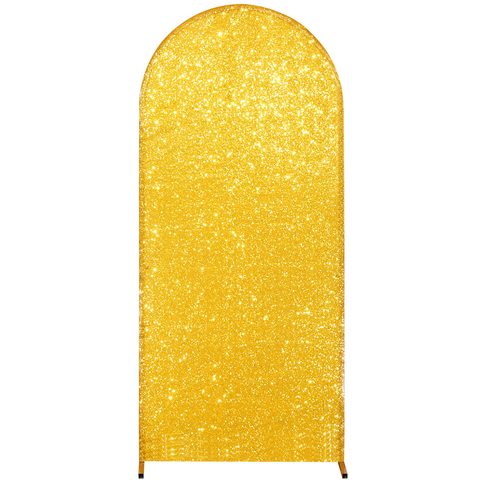 Bling Arch Backdrop Cover, Sequin Wedding Arch Stand Cover With Round ...