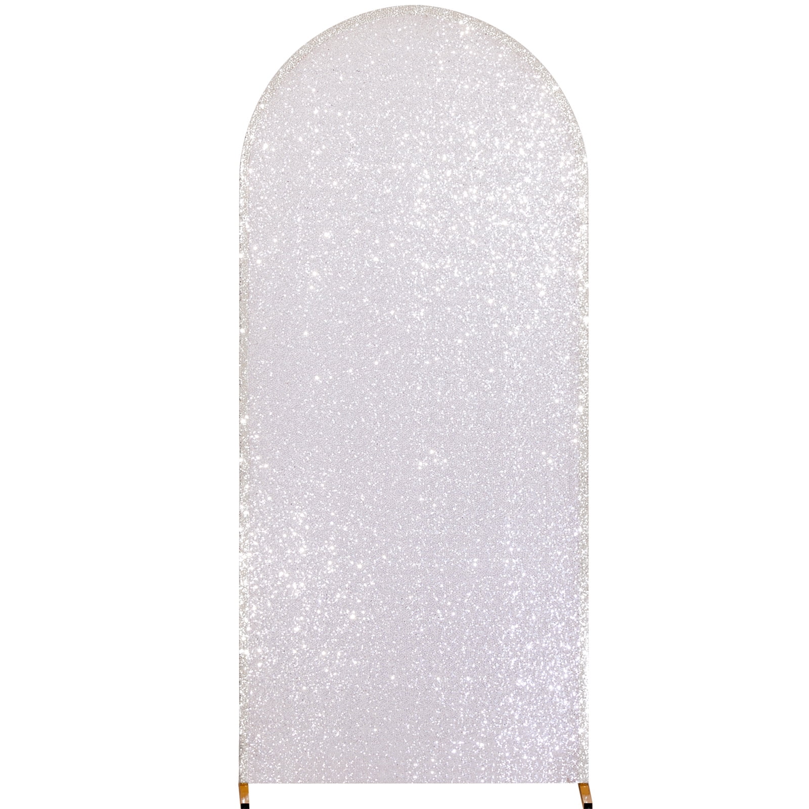 Bling Arch Backdrop Cover, Sequin Wedding Arch Stand Cover With Round ...