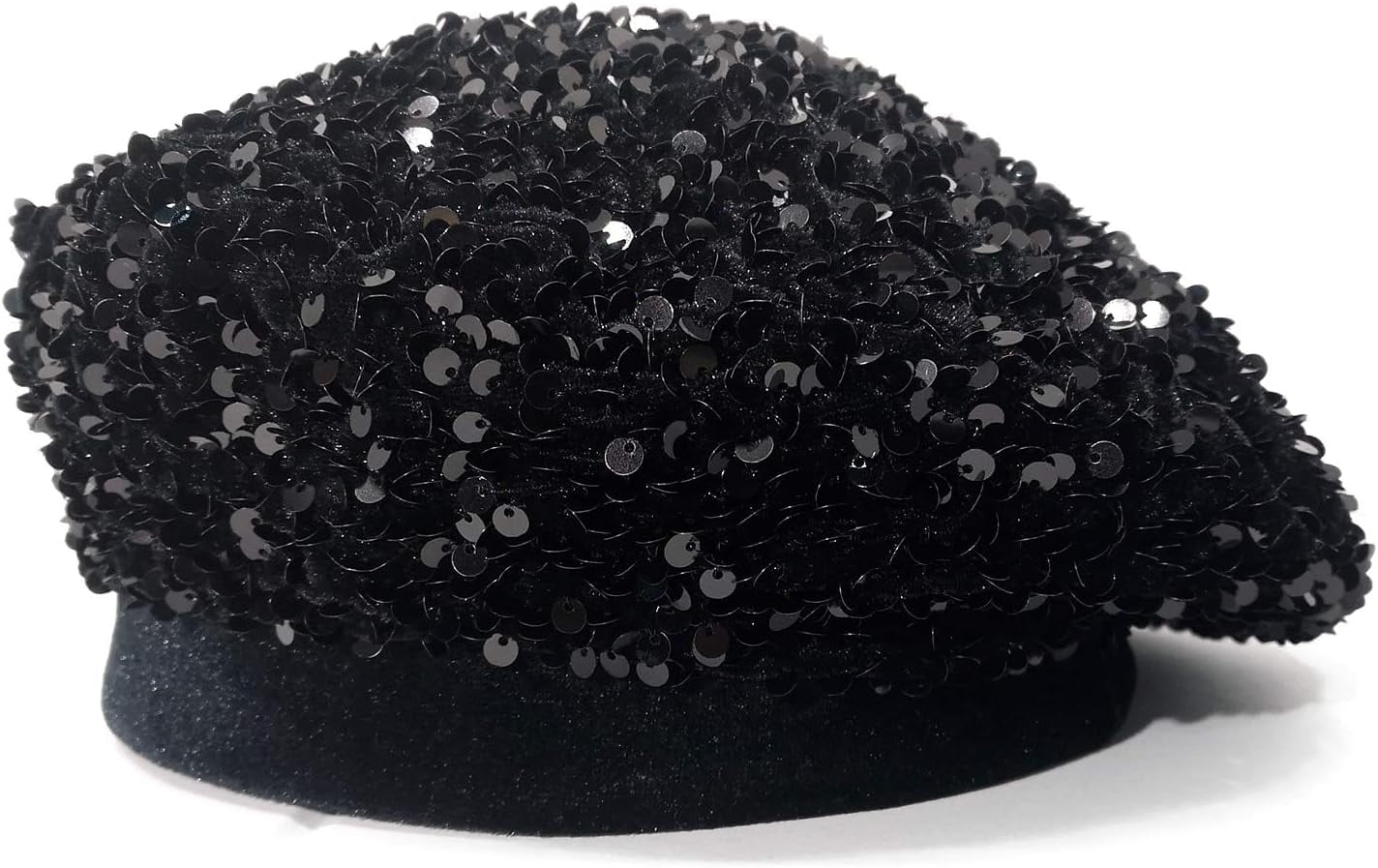 Bling Beret Hats for Women Sequin Paris Artist Cap Fashionable Ladies ...