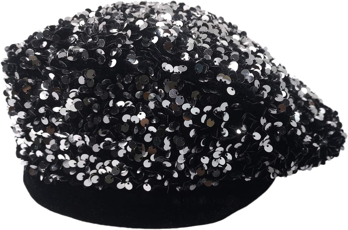 Bling Beret Hats for Women Sequin Paris Artist Cap Fashionable Ladies ...