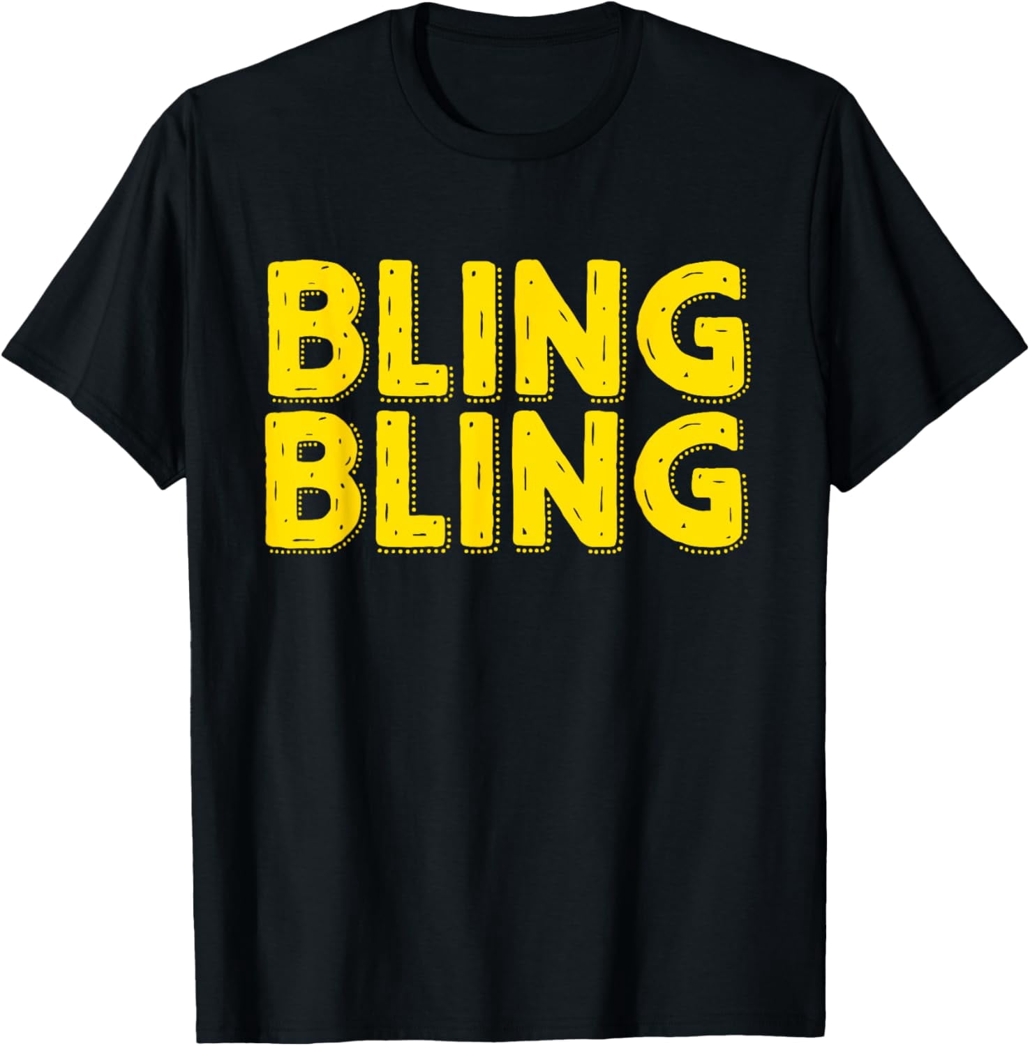 Bling Bling T-Shirt men and women can wear, black, white, gifts ...