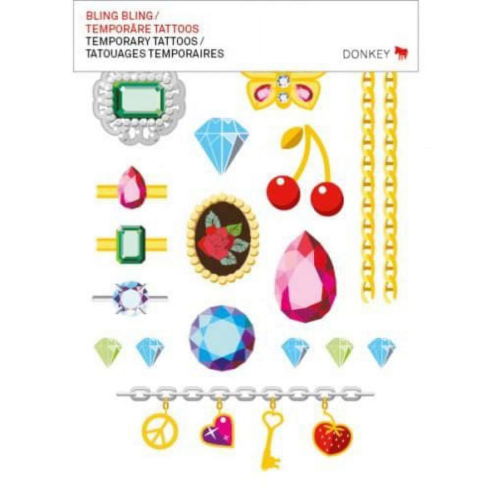 Bling Bling Temporary Tattoos - Walmart.com