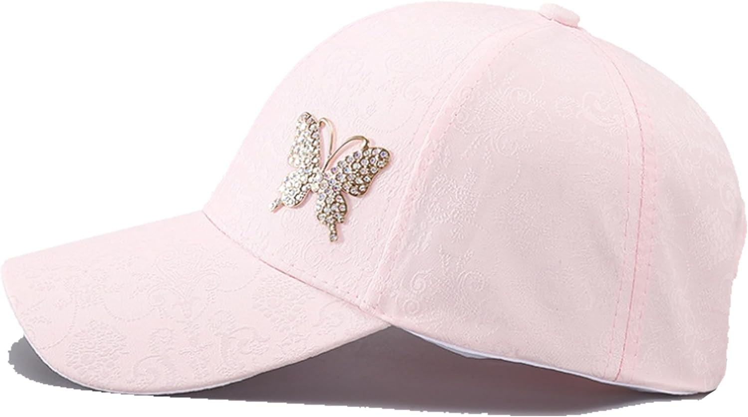Bling Butterfly Bee Baseball Cap for Women,Shiny Studded Rhinestone ...