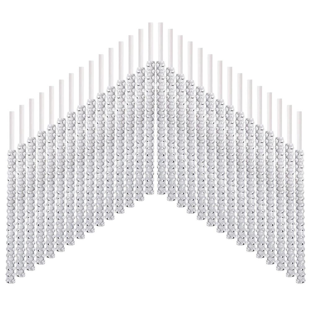 Bling Candy Apples Sticks | 30Pcs Bling Cake Pop Paper Sticks Set ...