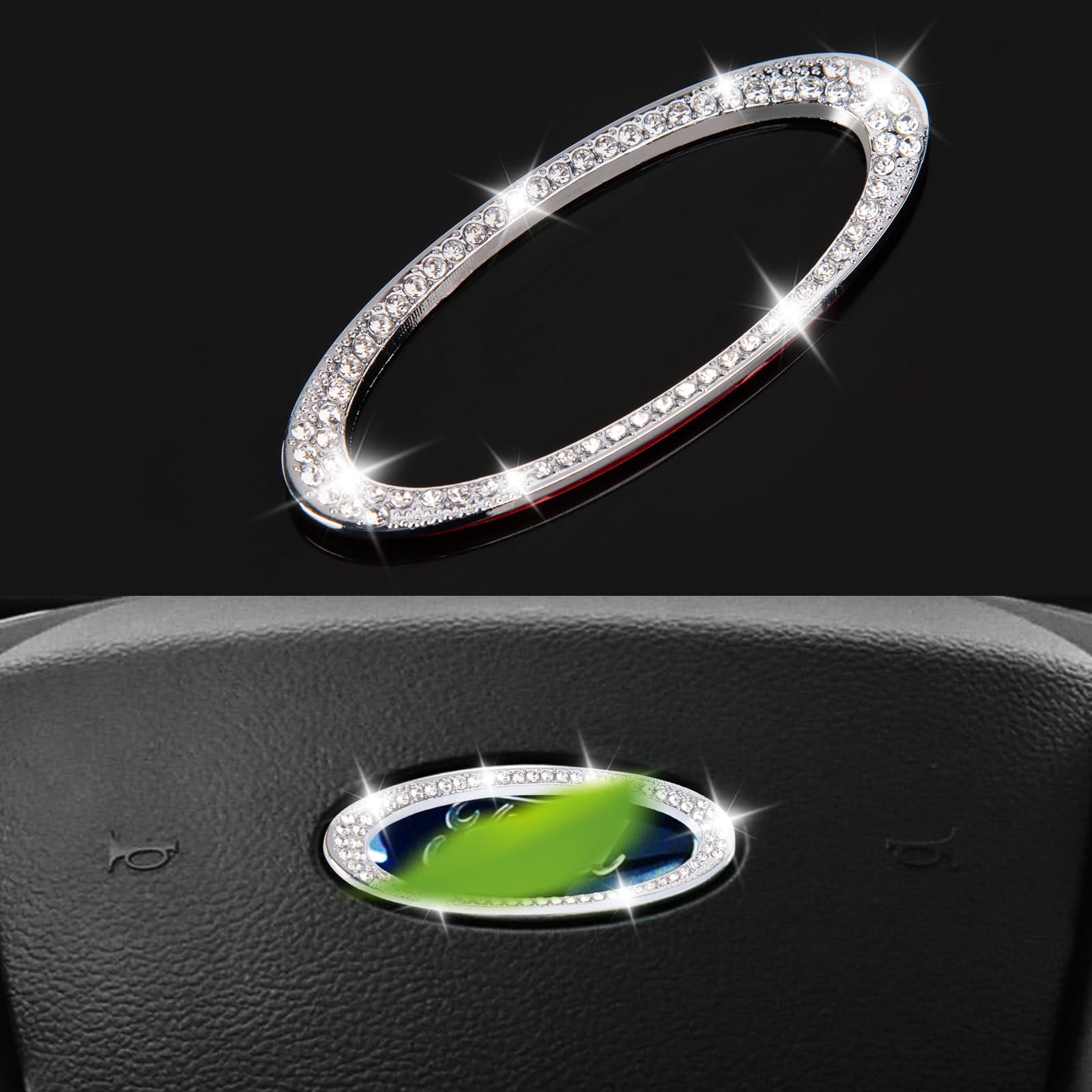 Bling Car CM31 Accessories for Women Rhinestone Diamond Emblem Logo ...