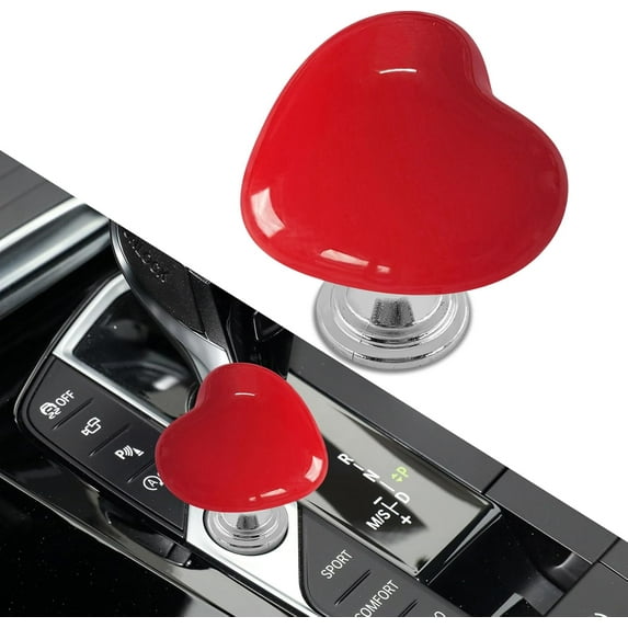 Bling Car One-Touch Start Button, Push Start Button Cover, Heart-Shaped ...