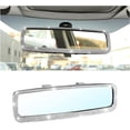 Bling Car Rearview Mirror, Decorations Rear View Mirror with Crystal ...