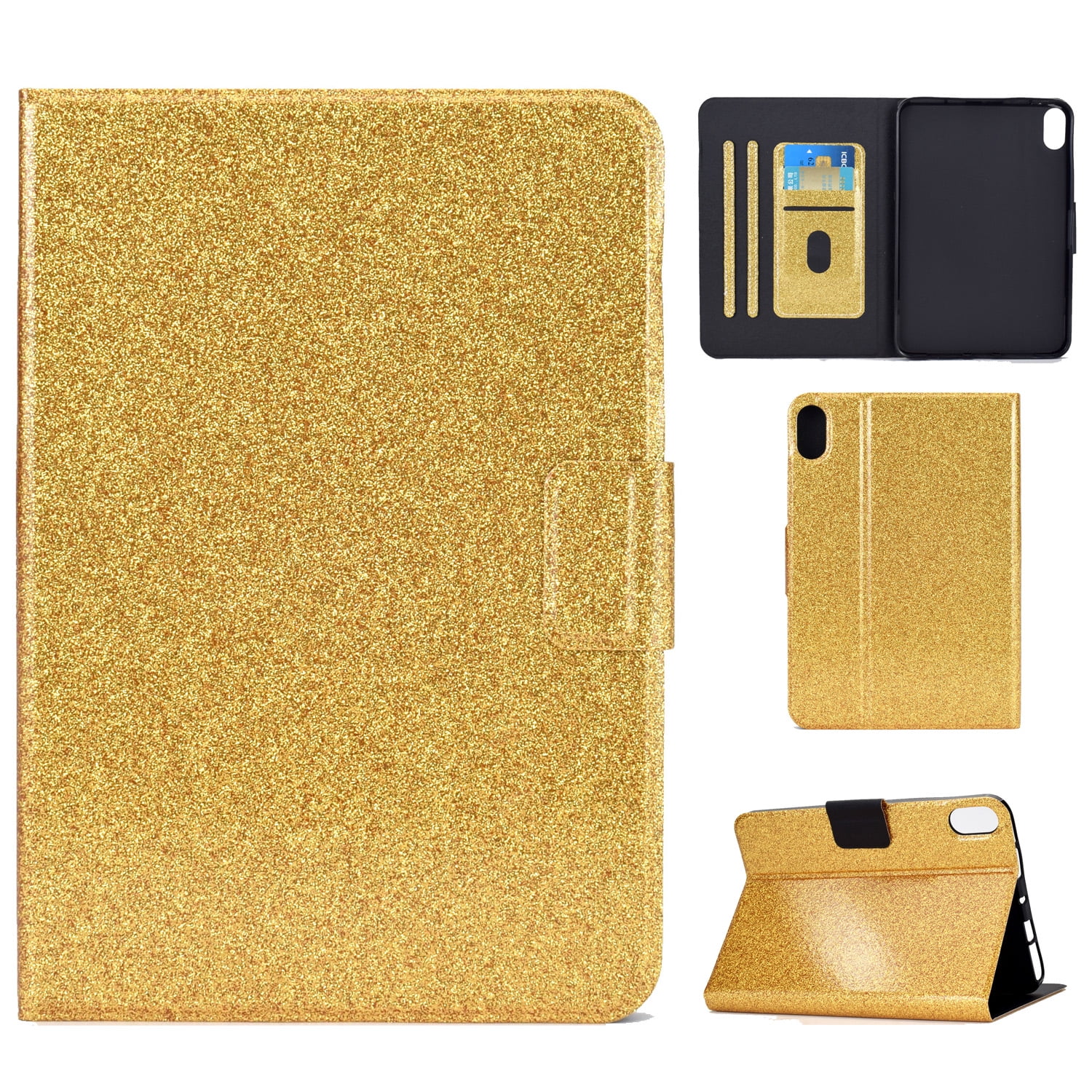 Bling Case for iPad 10th Gen 10.9" 2022, Folio Glitter Leather Case ...