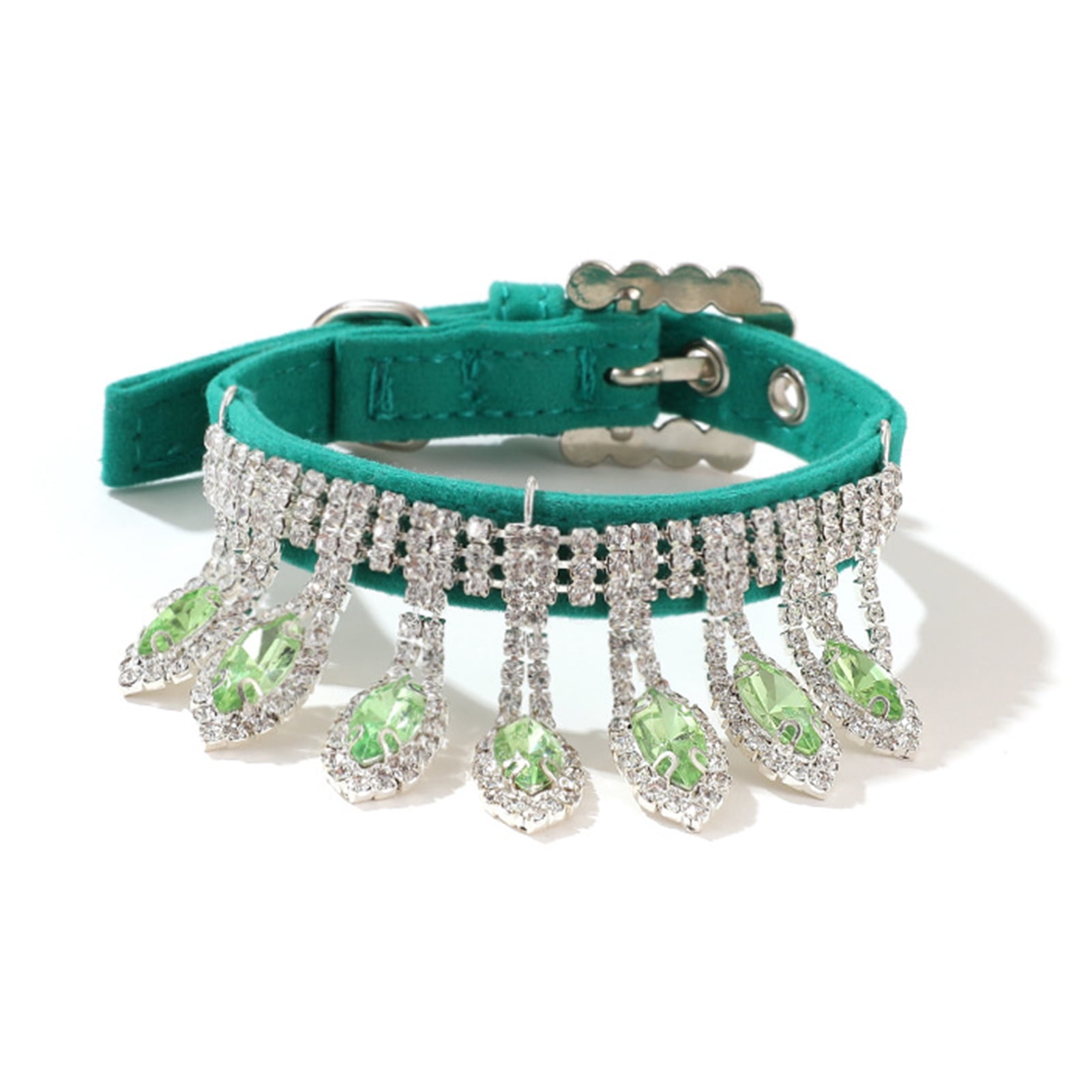Bling Cat Dog Collar with Sparkling Rhinestone - Cute Crystal Kitten ...