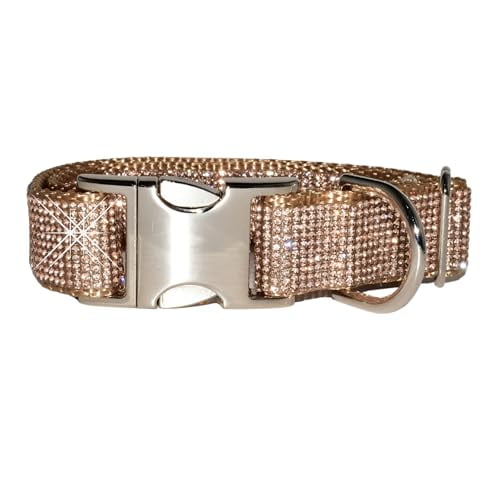 Bling Dog Collars for Small Dogs, Large Jeweled Dog Collar with Diamond ...