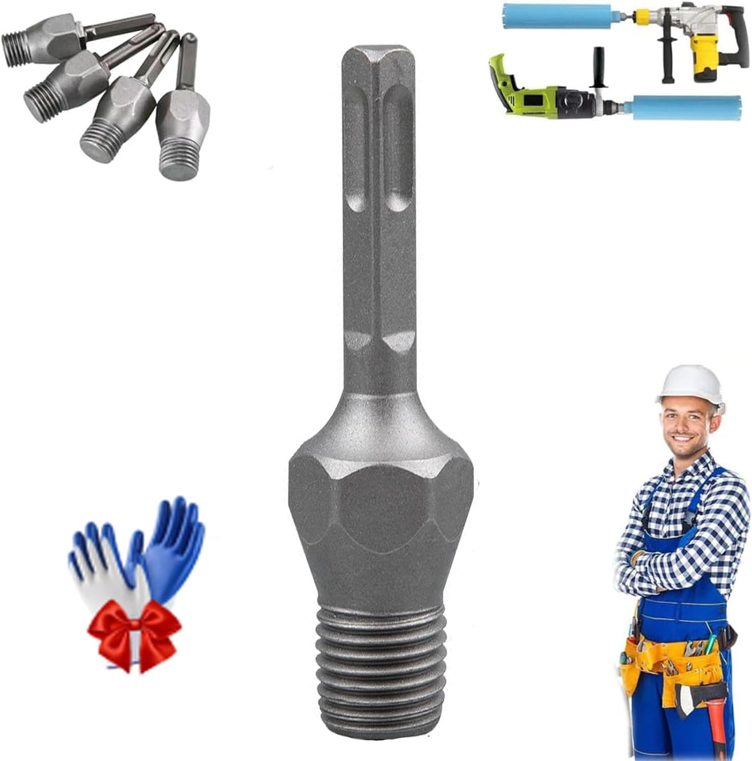 Bling-Furnitureshop 15 Styles Power Tool Adapter Connector Rods, Core ...