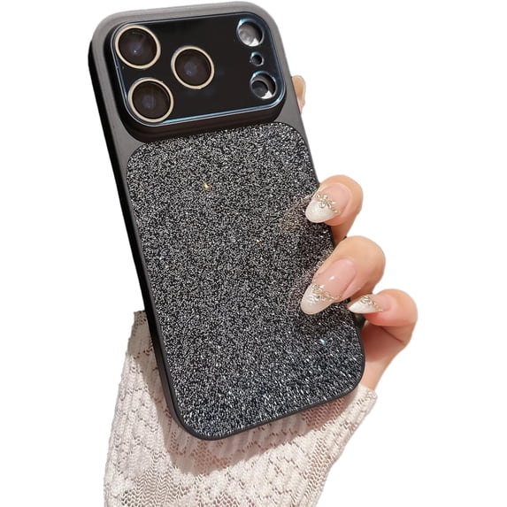 Bling Glitter Back Camera Protect Shockproof Magnetic Phone Case for ...