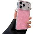Bling Glitter Camera Edge Shell Phone Case for iPhone (Pink,for iPhone ...