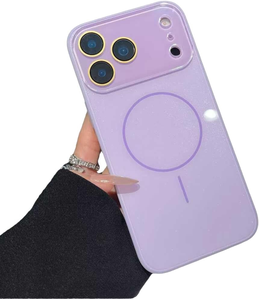 Bling Glitter Camera Protect Magnetic Phone Case for iPhone, Compatible ...