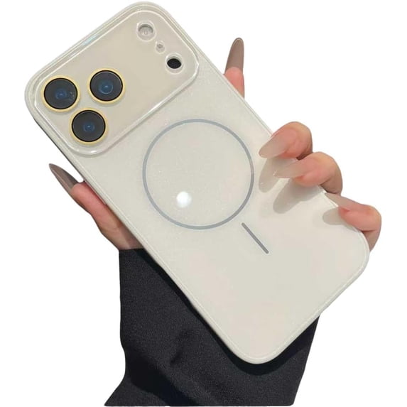 Bling Glitter Camera Protect Magnetic Phone Case for iPhone, Compatible ...