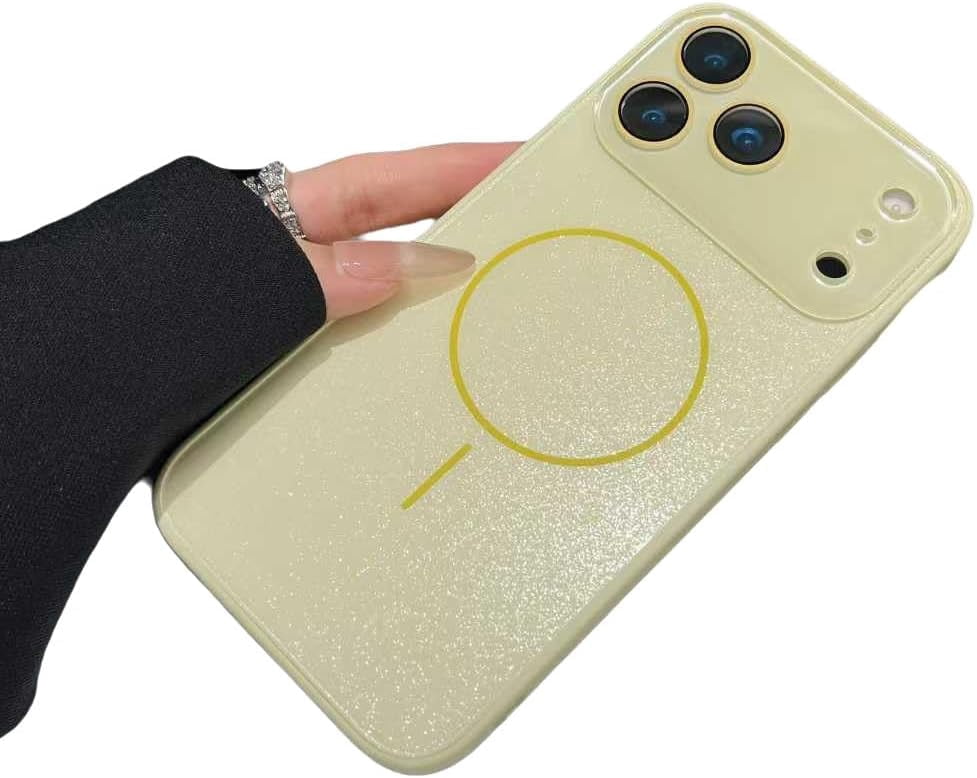 Bling Glitter Camera Protect Magnetic Phone Case for iPhone, Compatible ...