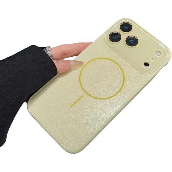 Bling Glitter Camera Protect Magnetic Phone Case for iPhone, Compatible ...