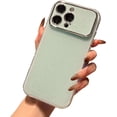 Bling Glitter Camera Protect Phone Case for iPhone (Mint,iPhone 17 Pro ...