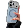 Bling Glitter Diamond Camera Edge Shockproof Magnetic Phone Case for ...