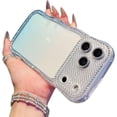 Bling Glitter Diamond Wave Edge Gradient Phone Case for iPhone (Blue ...